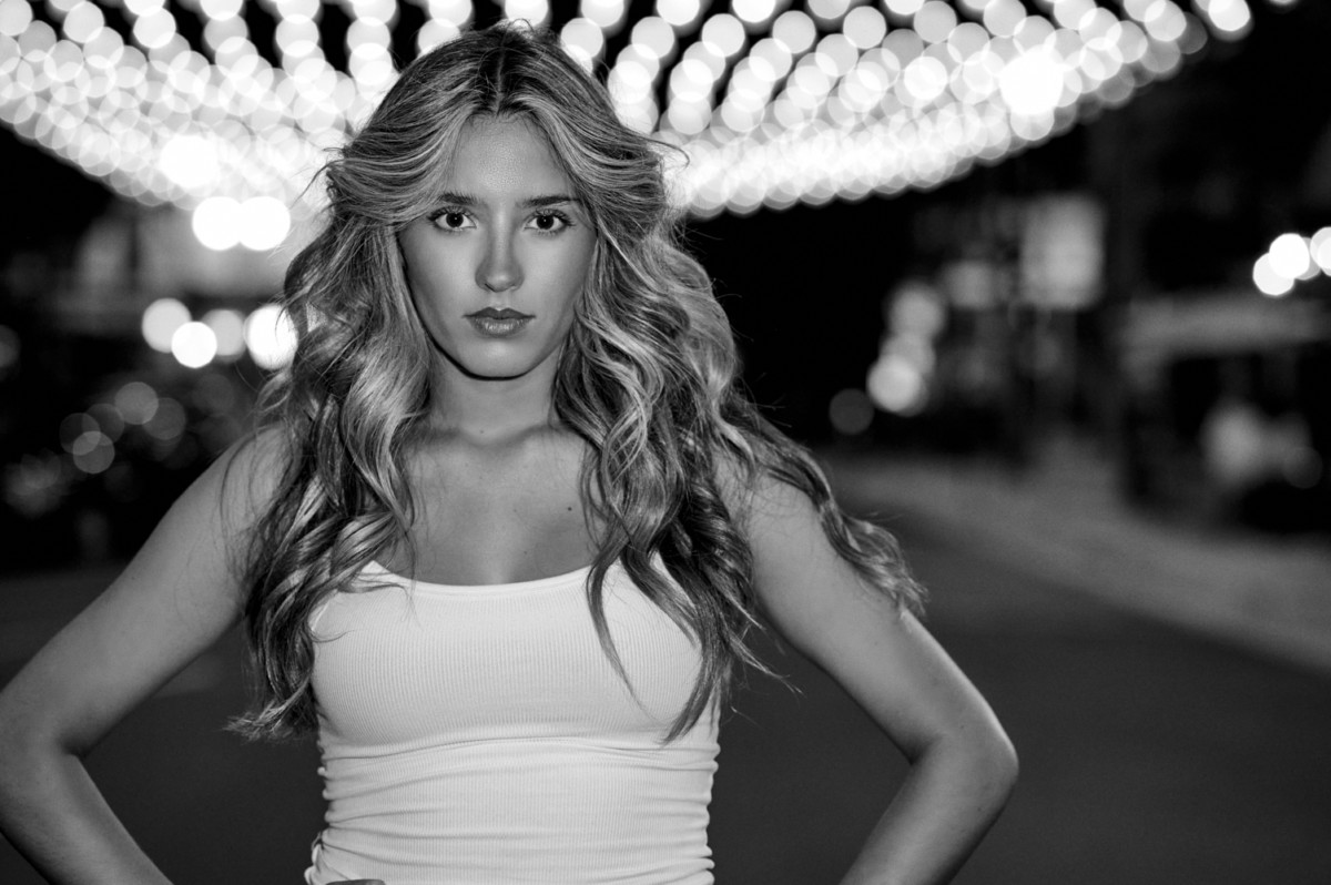 Model Portfolio Photoshoot at Night - Michael Waller Photography
